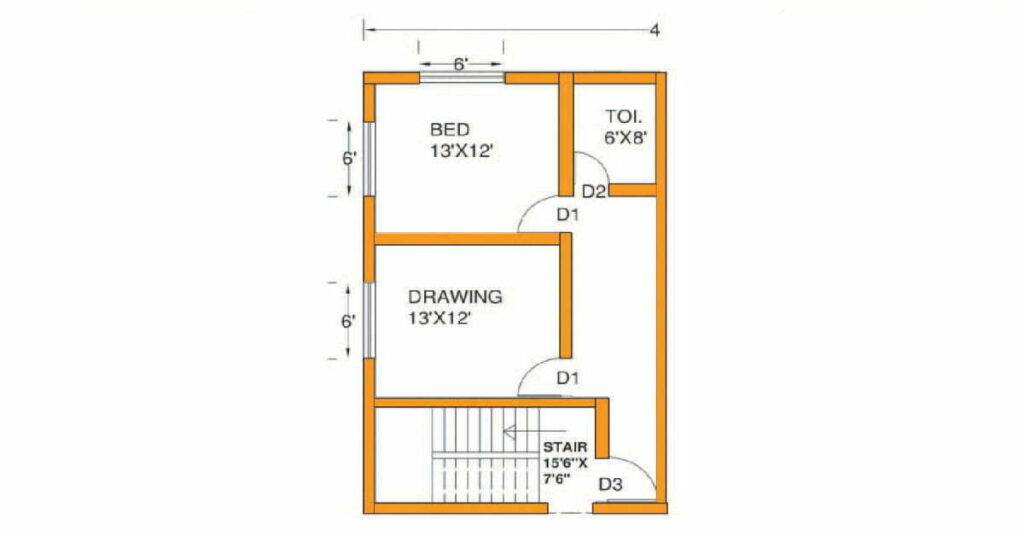 Special Ground Floor Design One Bed Room. - Edusupport BD